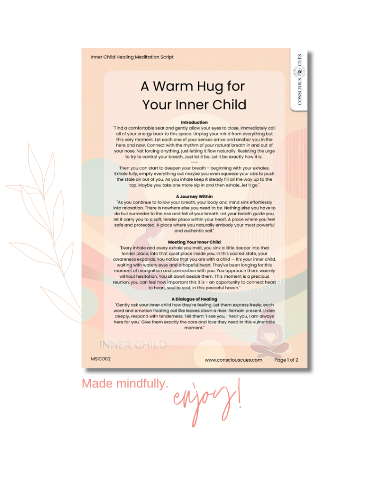 Free Download - Inner Child Meditation Script PDF + Audio