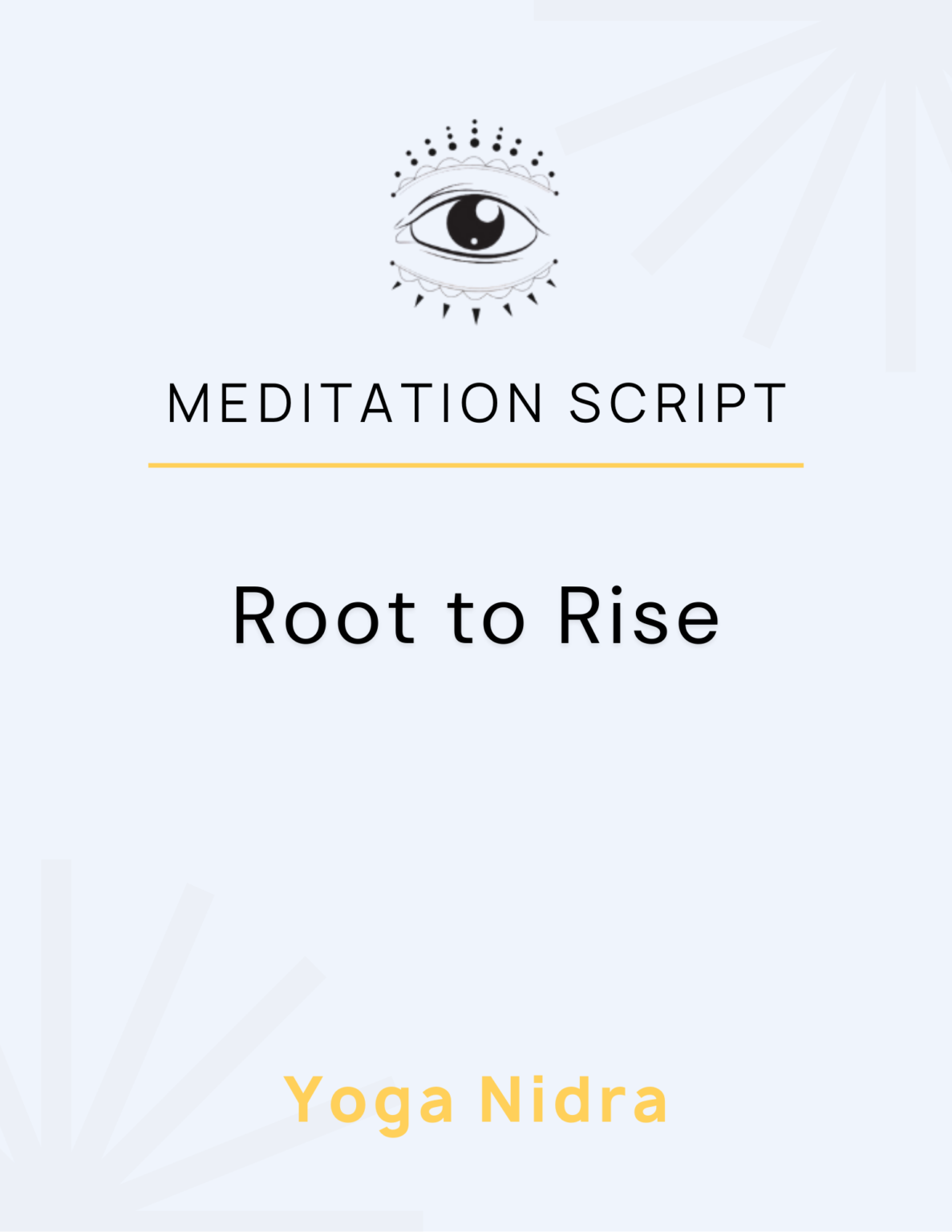 Free Yoga Nidra Script PDF Library for Deep Rest & Regulation